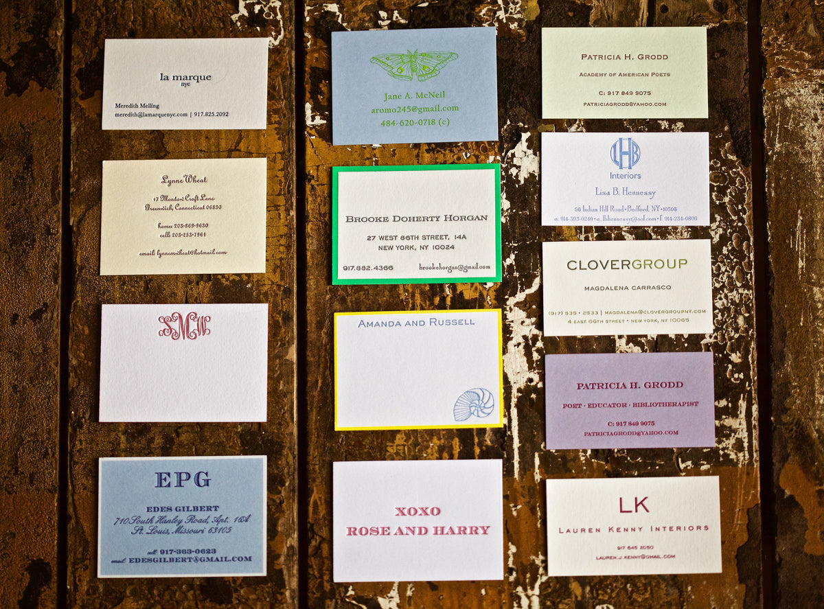Business Cards – Pickett's Press