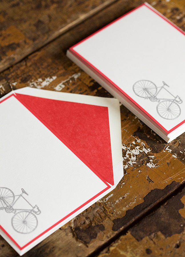 Bicycle Note Cards – Pickett's Press