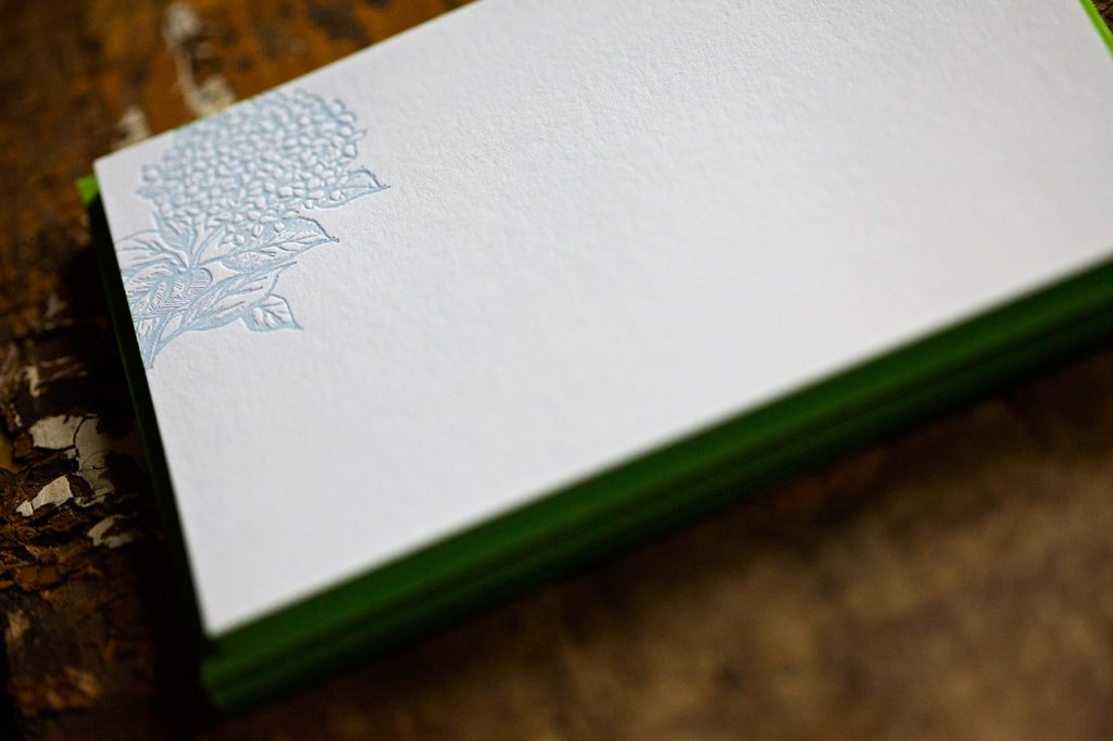 Hydrangea Note Cards – Pickett's Press
