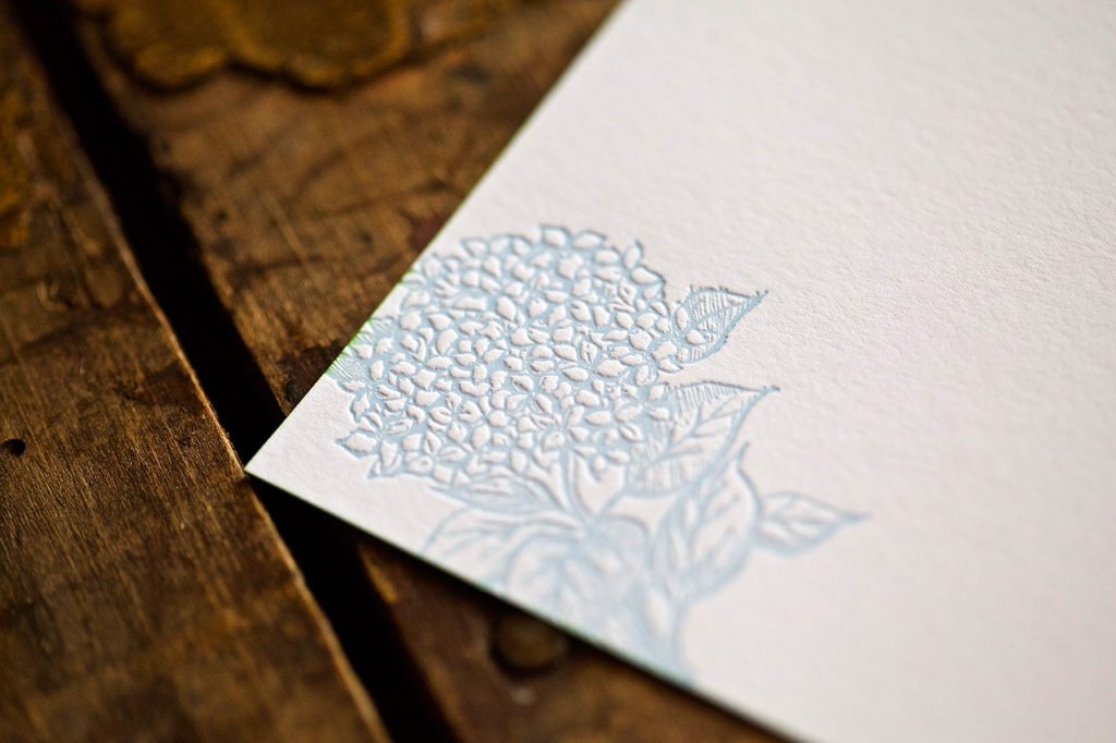 Hydrangea Note Cards – Pickett's Press