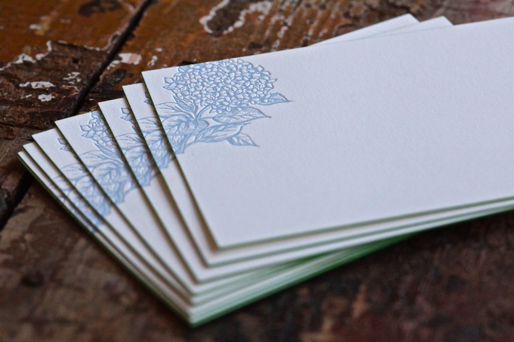 Hydrangea Note Cards – Pickett's Press