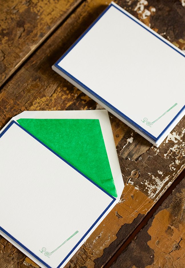 Letterpress Golf Note Cards – Pickett's Press