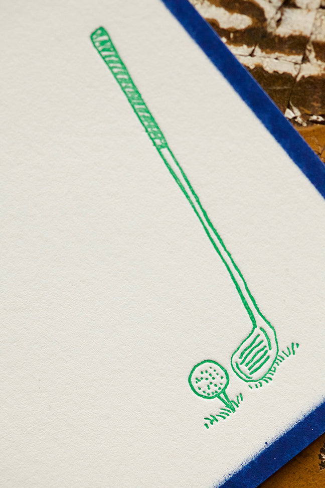 Letterpress Golf Note Cards – Pickett's Press