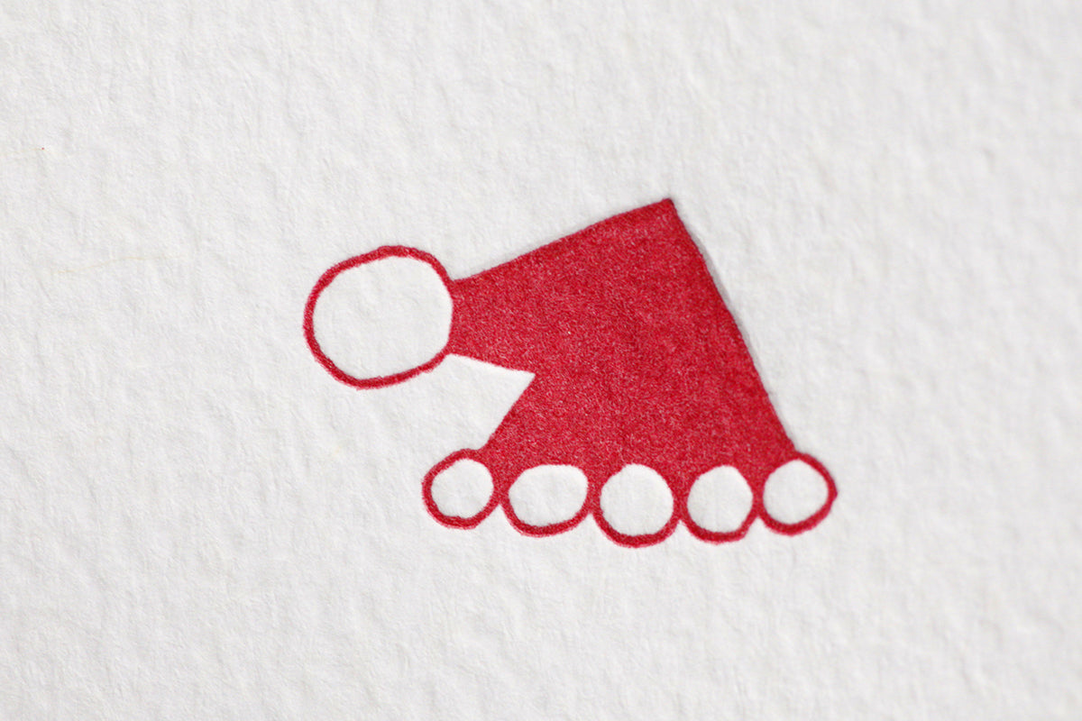 Folded Santa Hat Note Cards – Pickett's Press